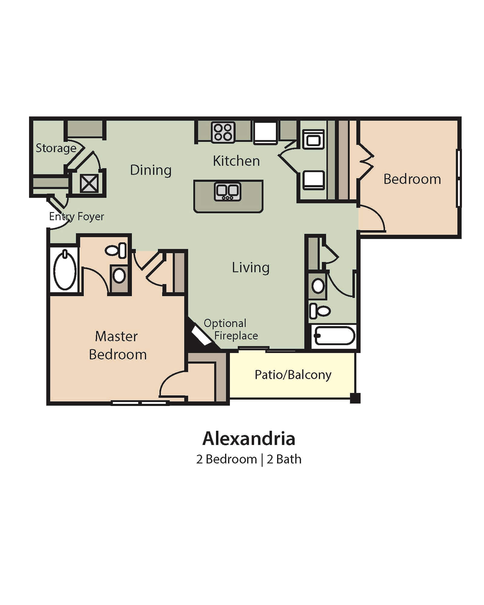 Alexandria 2 bed/2bath - Signature Management