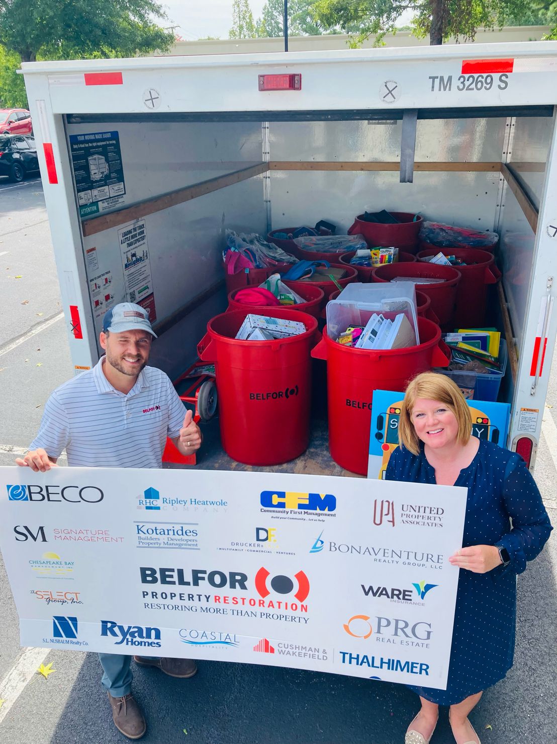 Back to School Drive with Belfor - Signature Management