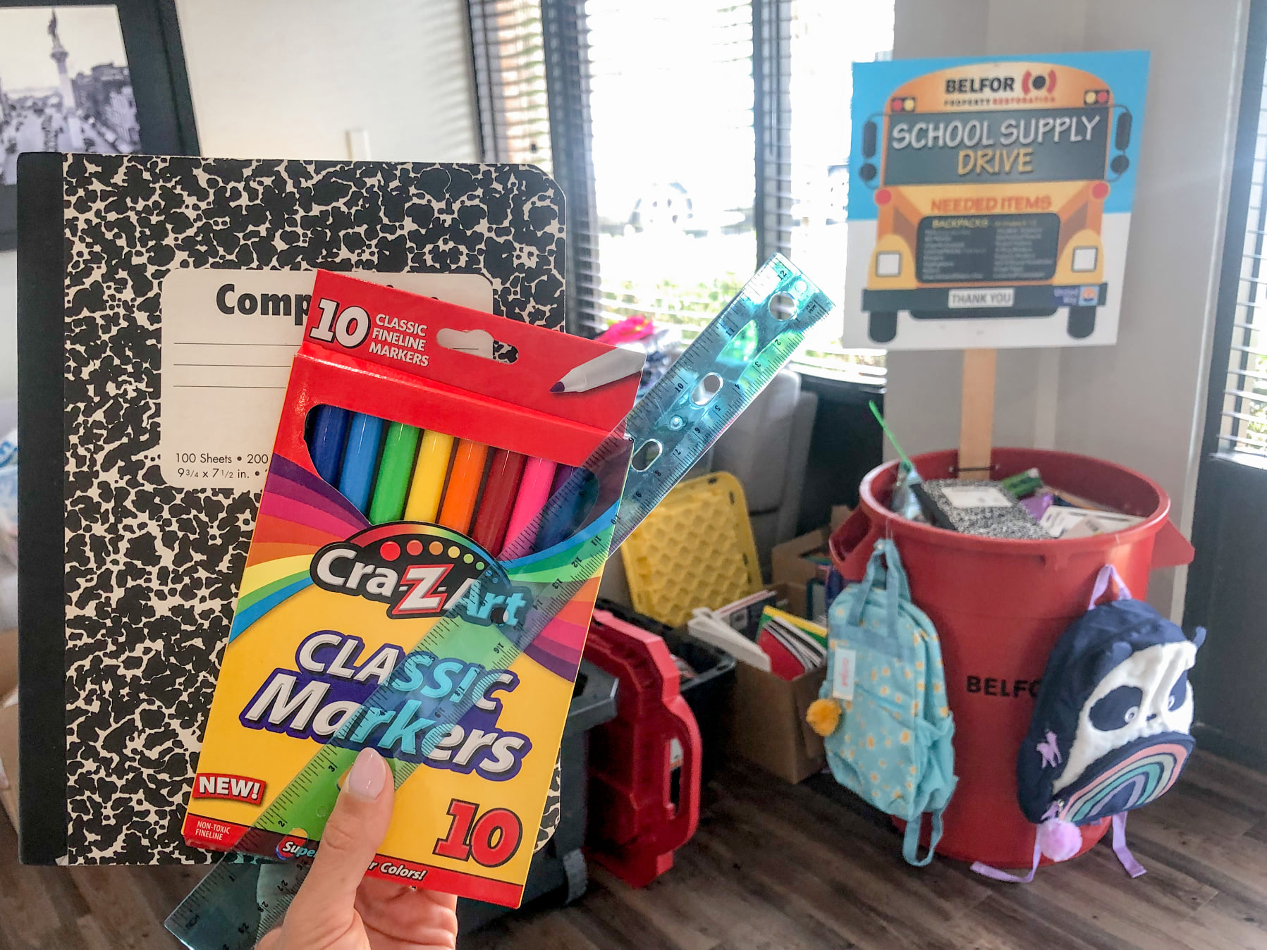 Back to School Drive with Belfor - Signature Management